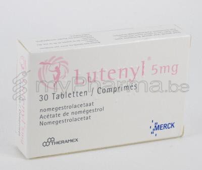 Apotheek Wouters Lommel 3920 Lommel : Home > LUTENYL 5 MG 30 TABL
